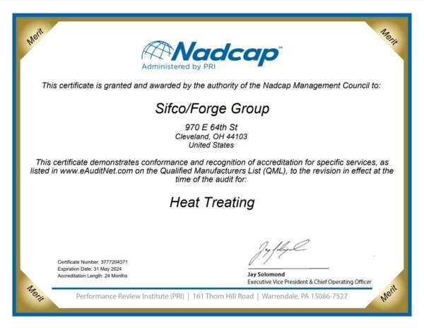 SIFCO Forge | SIFCO Industries Inc.