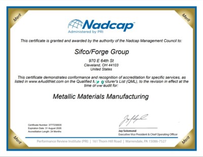 SIFCO Forge – SIFCO Industries Inc.